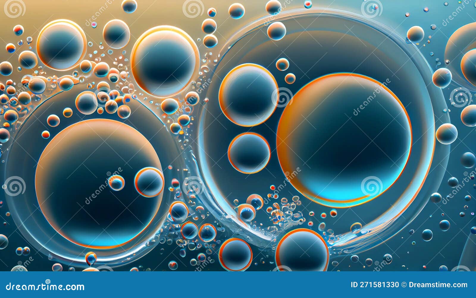 Abstract Background that Simulates the Movement of Water in a Stream ...