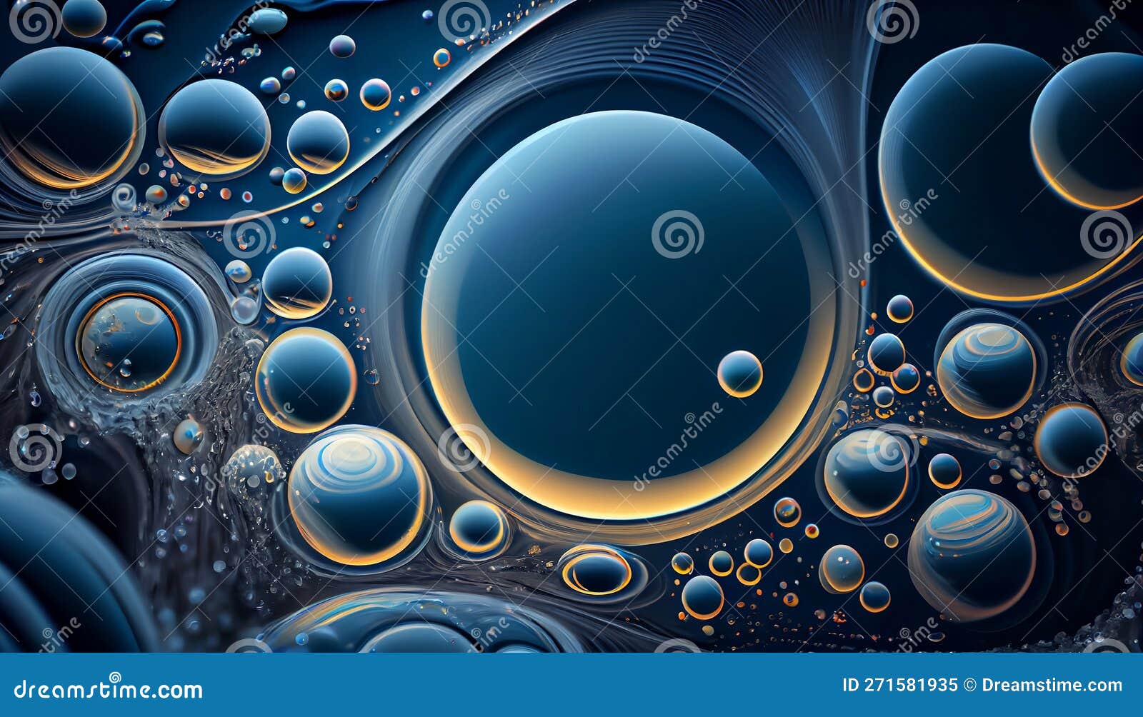 Abstract Background that Simulates the Movement of Water in a Stream ...