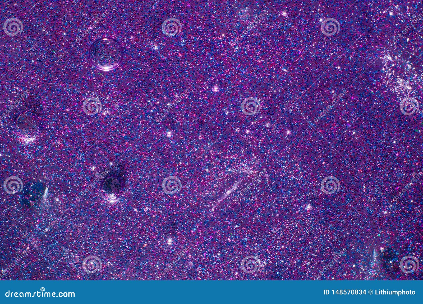 Abstract Background Slime with Glittering Multicolor Particles Stock ...