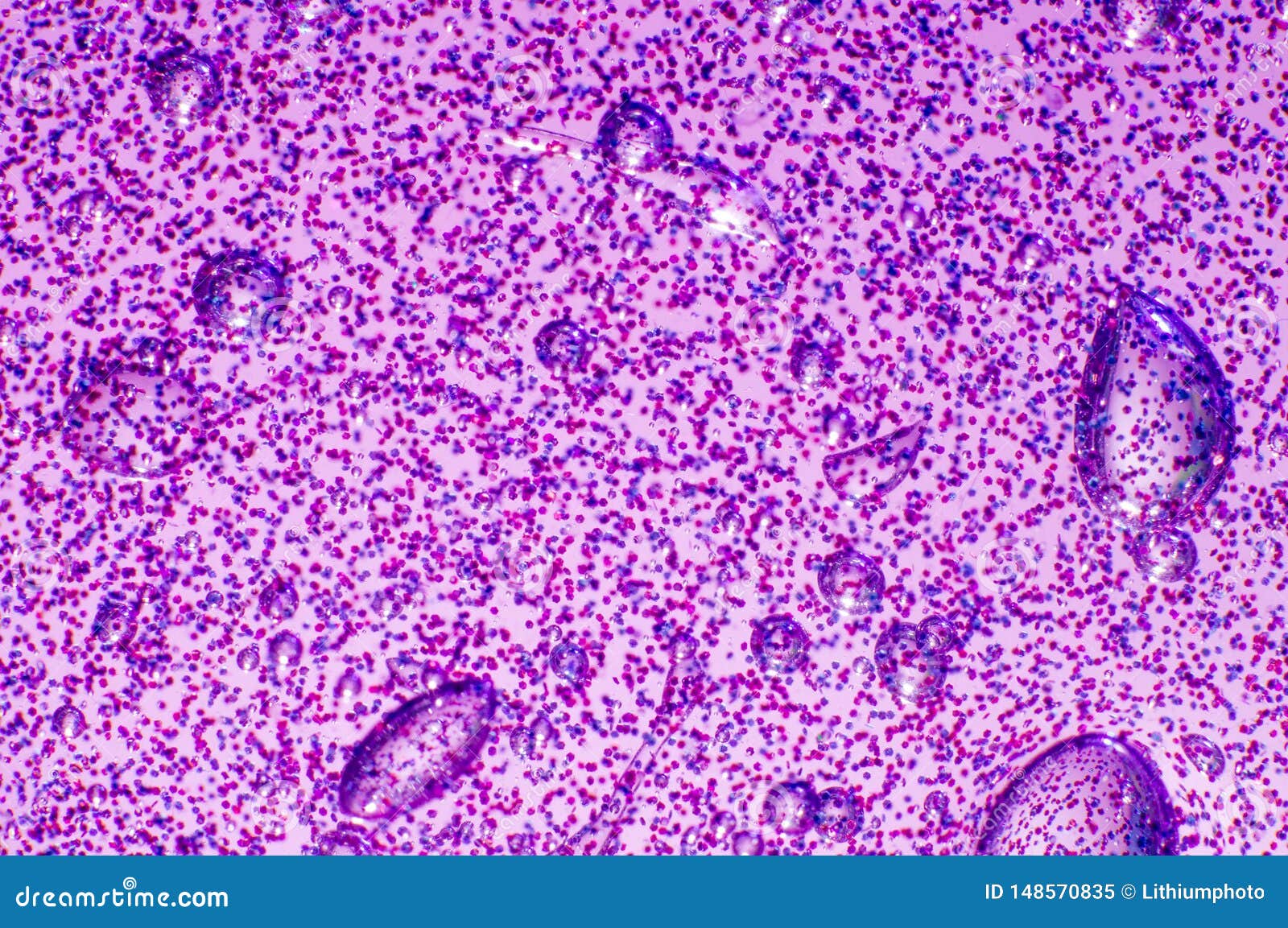 Abstract Background Slime with Glittering Multicolor Particles Stock ...