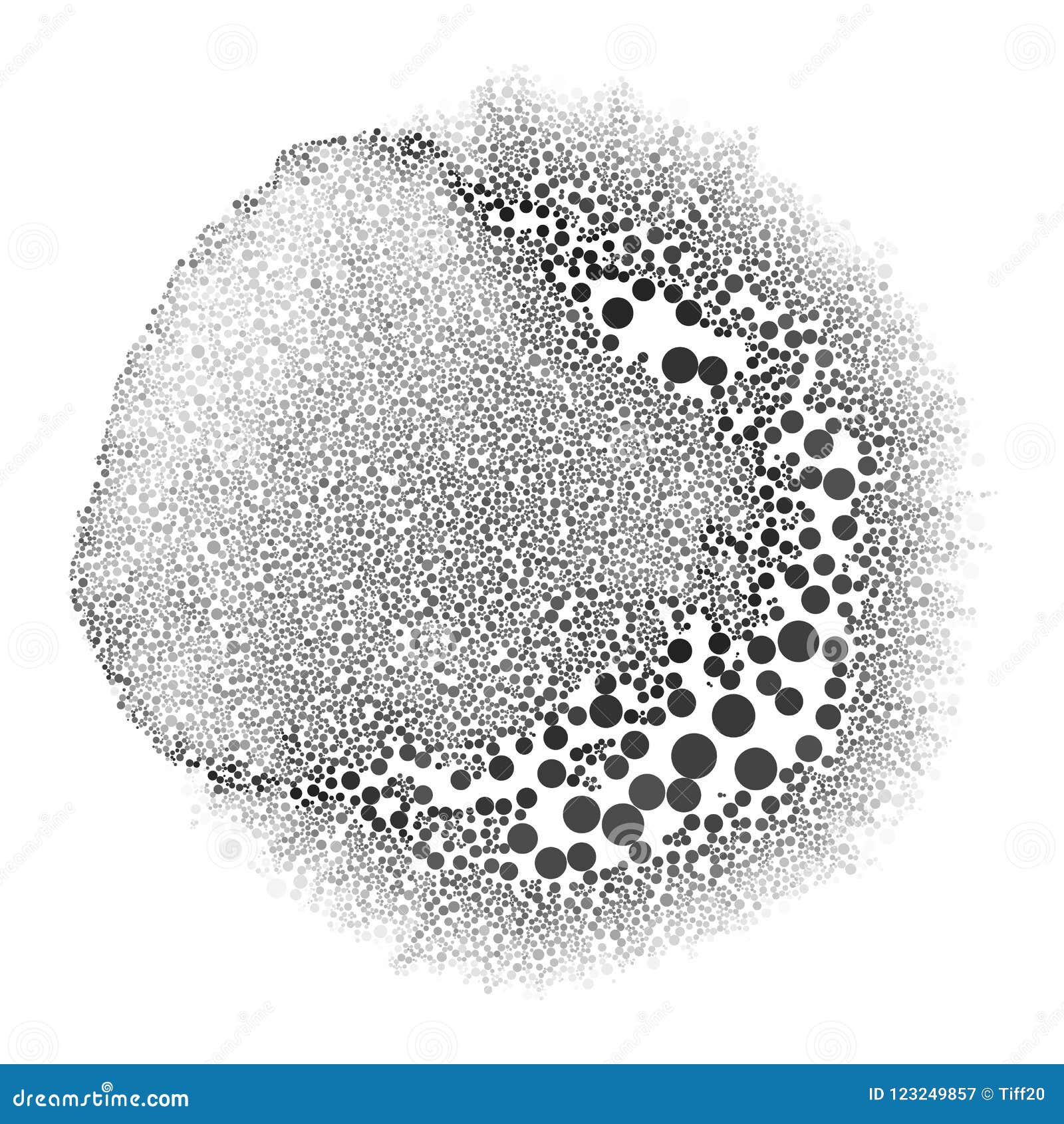 Abstract Background with Small Circles Stock Vector - Illustration of ...