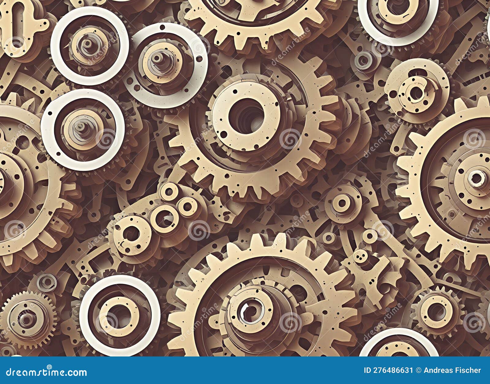 Abstract Background with Small Gears or Spinning Details for Background ...