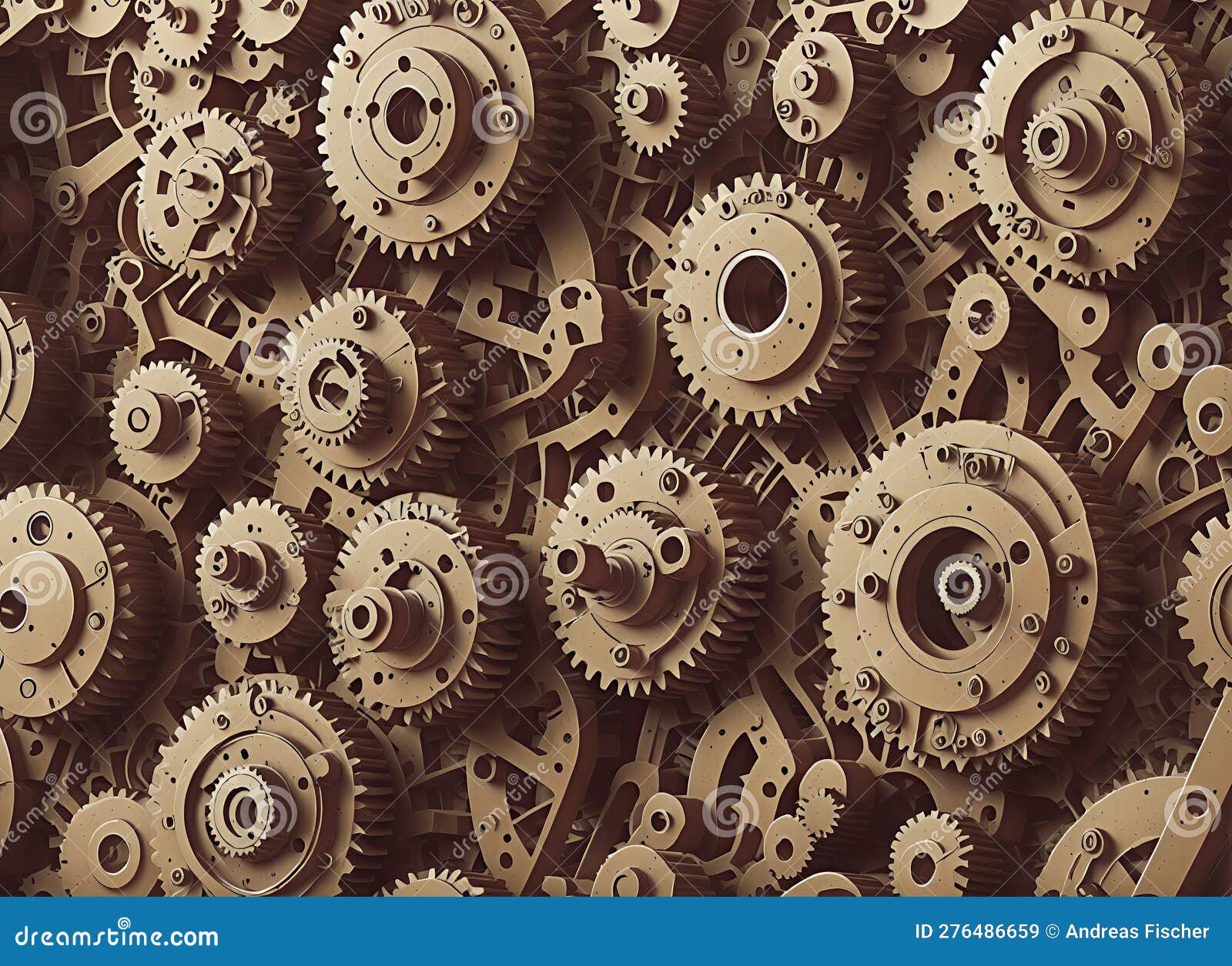 Abstract Background with Small Gears or Spinning Details for Background ...