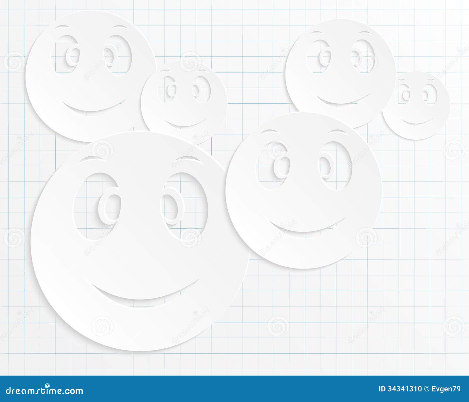 Abstract Background of Smiles Stock Vector - Illustration of school ...