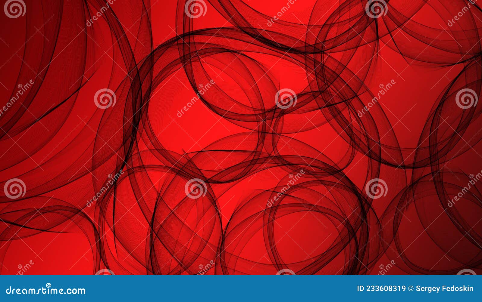 Abstract Background with Smoke Rings. Geometric Pattern Stock ...