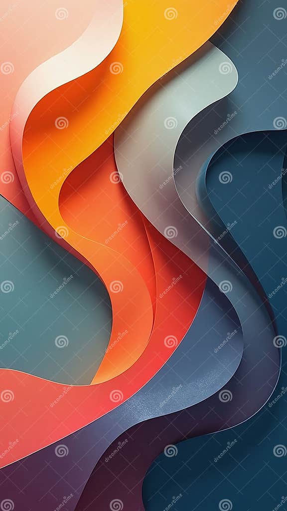 Abstract Background with Smooth Geometric Patterns, Creating a Modern ...
