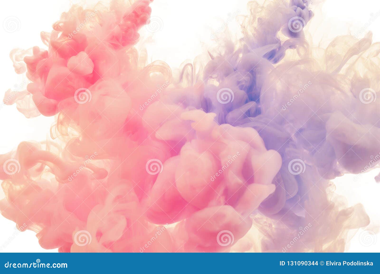 Abstract Background with Smooth Ink Clouds. Stock Photo - Image of ...