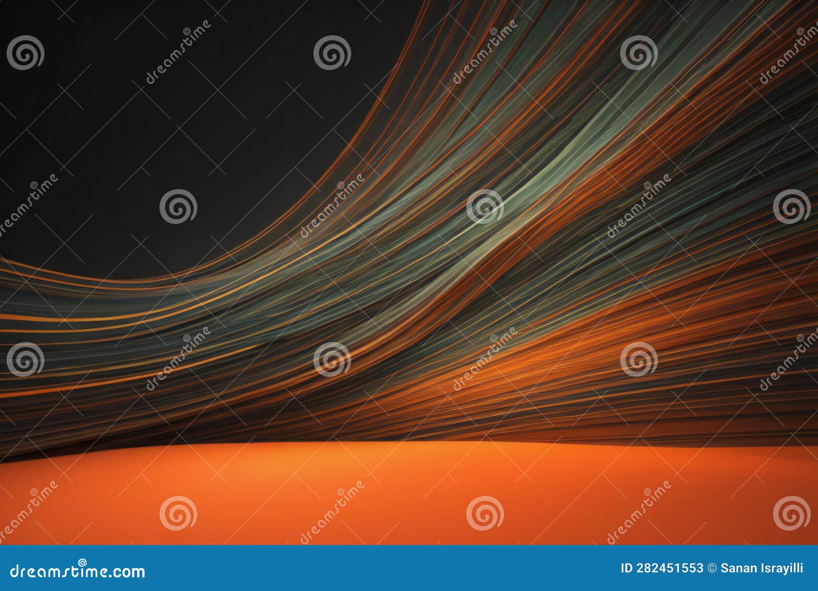 Abstract Background with Smooth Lines and Space. Generative Ai Stock ...