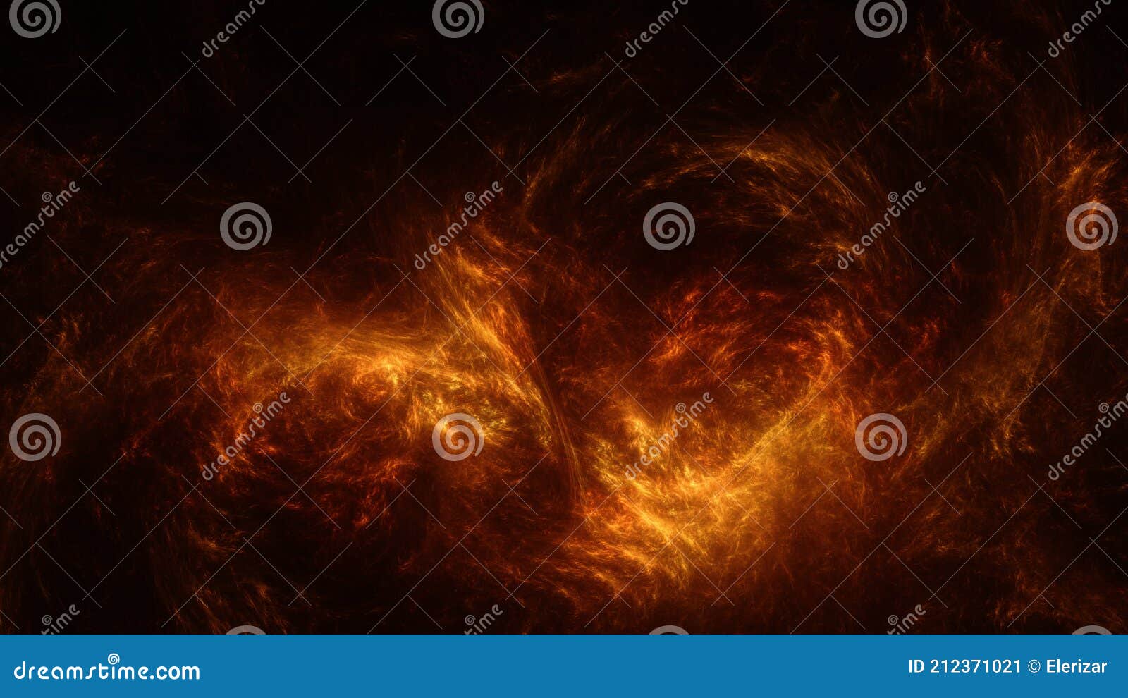 Abstract Background, Smooth Orange Lines on a Black Background Stock ...