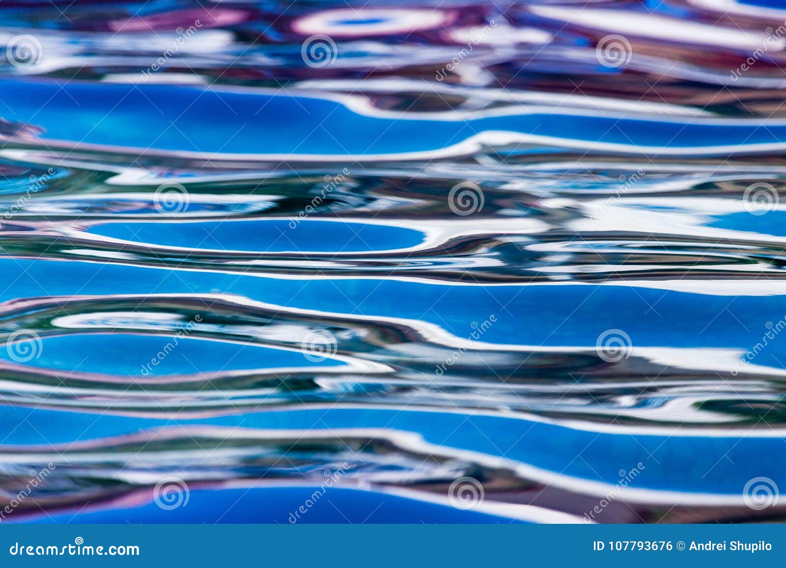 Abstract Background of Smooth Water in the Pool Stock Photo - Image of ...