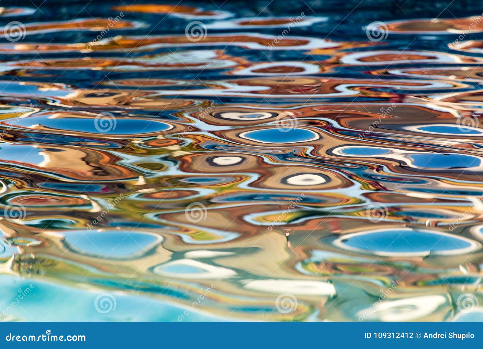 Abstract Background of Smooth Water in the Pool Stock Photo - Image of ...
