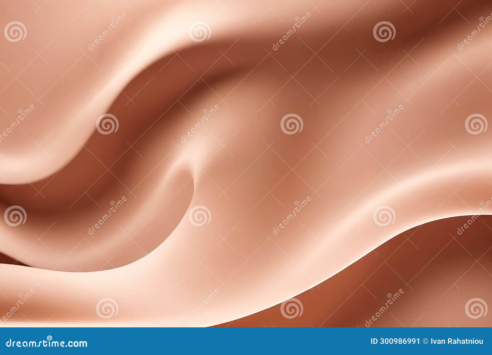 Abstract Background Smooth Wave in Peach Fuzz Tones Stock Illustration ...