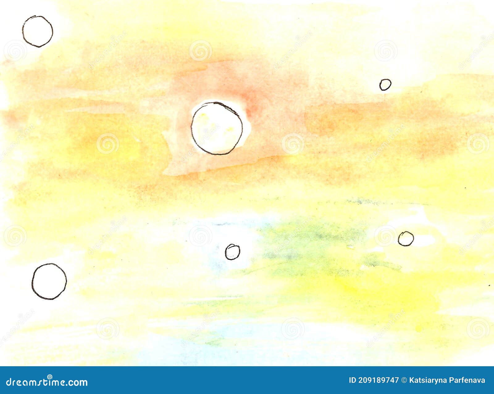 Abstract Background with Soap Bubbles Stock Illustration - Illustration ...