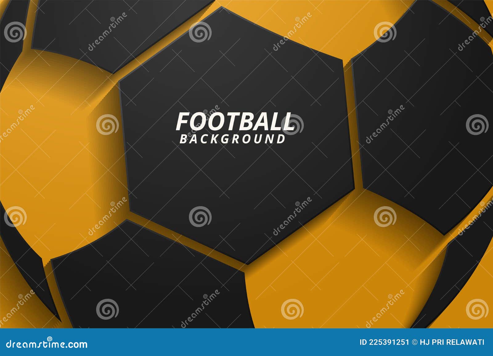 Abstract Background with Soccer Ball Stock Vector - Illustration of ...