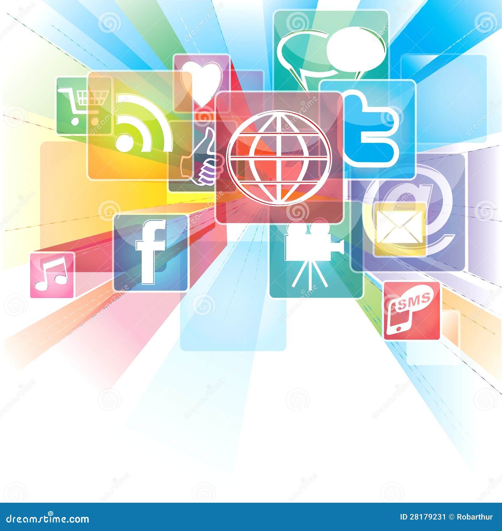 Abstract Background Social Networking Editorial Photo - Illustration of ...