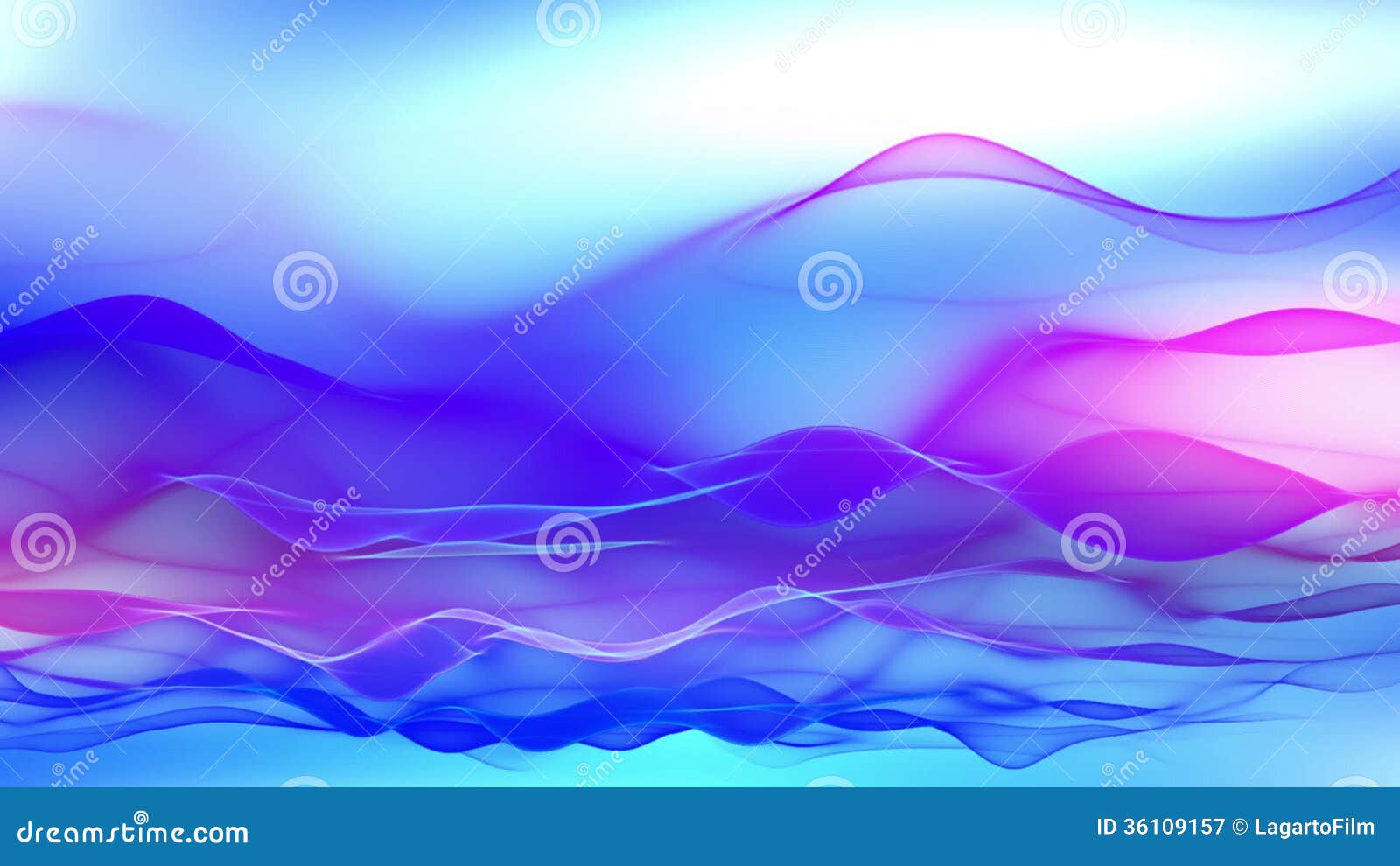 Abstract Background, Soft Colorful Flowing Waves Animation Stock Video ...