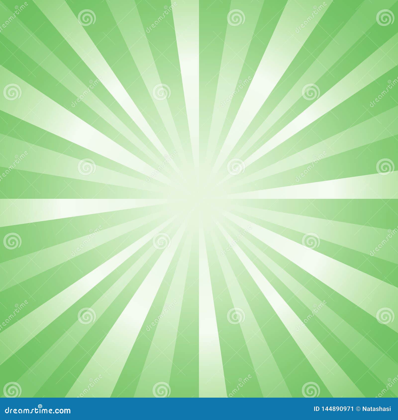 Green Rays Background