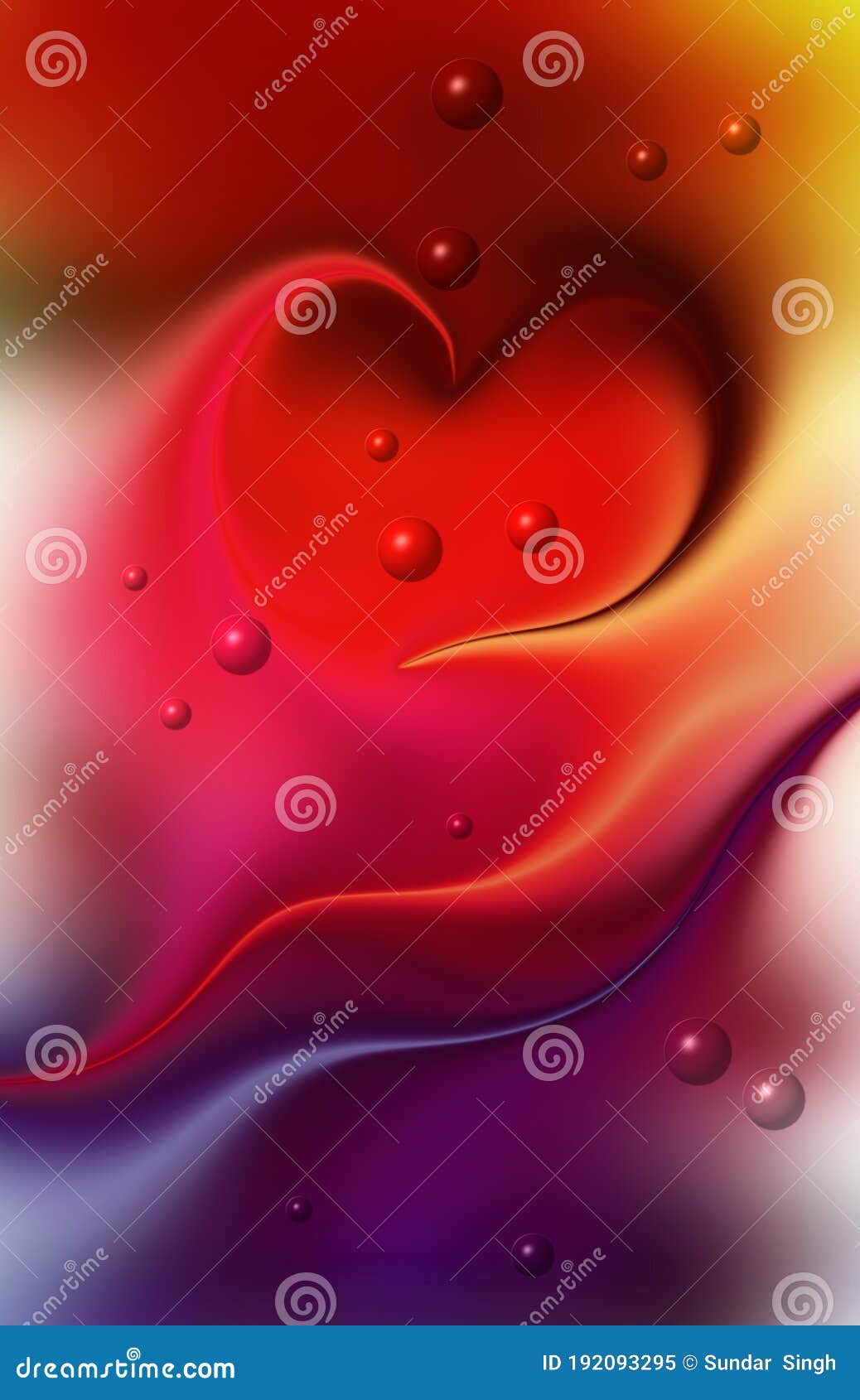 Abstract Colorful Heart Bright Gradient Background,wallpaper. Stock ...