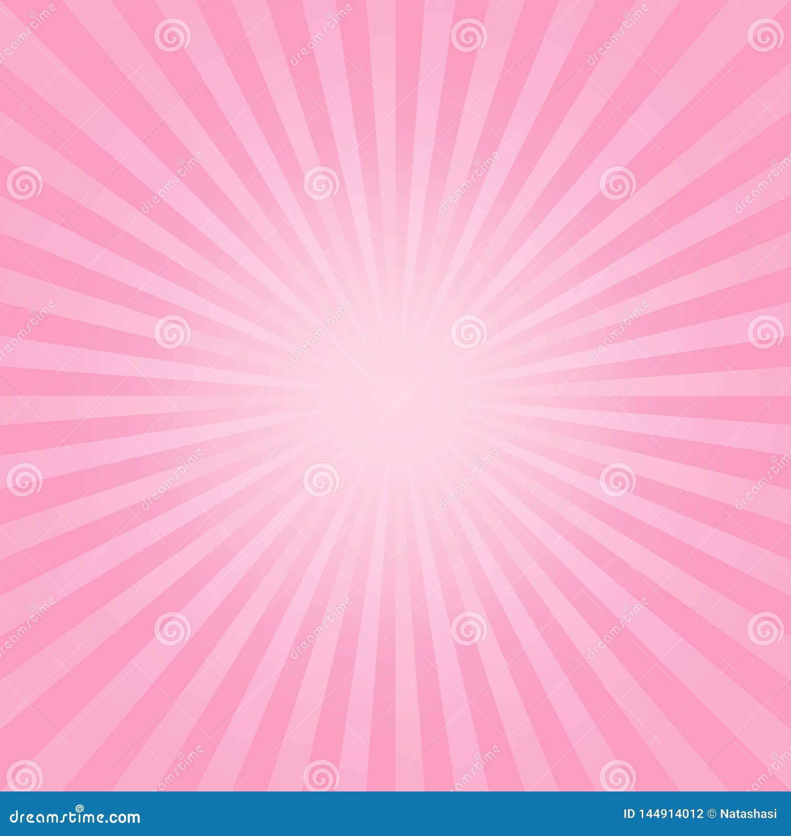Pink Sun Rays Valentines Day Card Royalty-Free Stock Photography ...