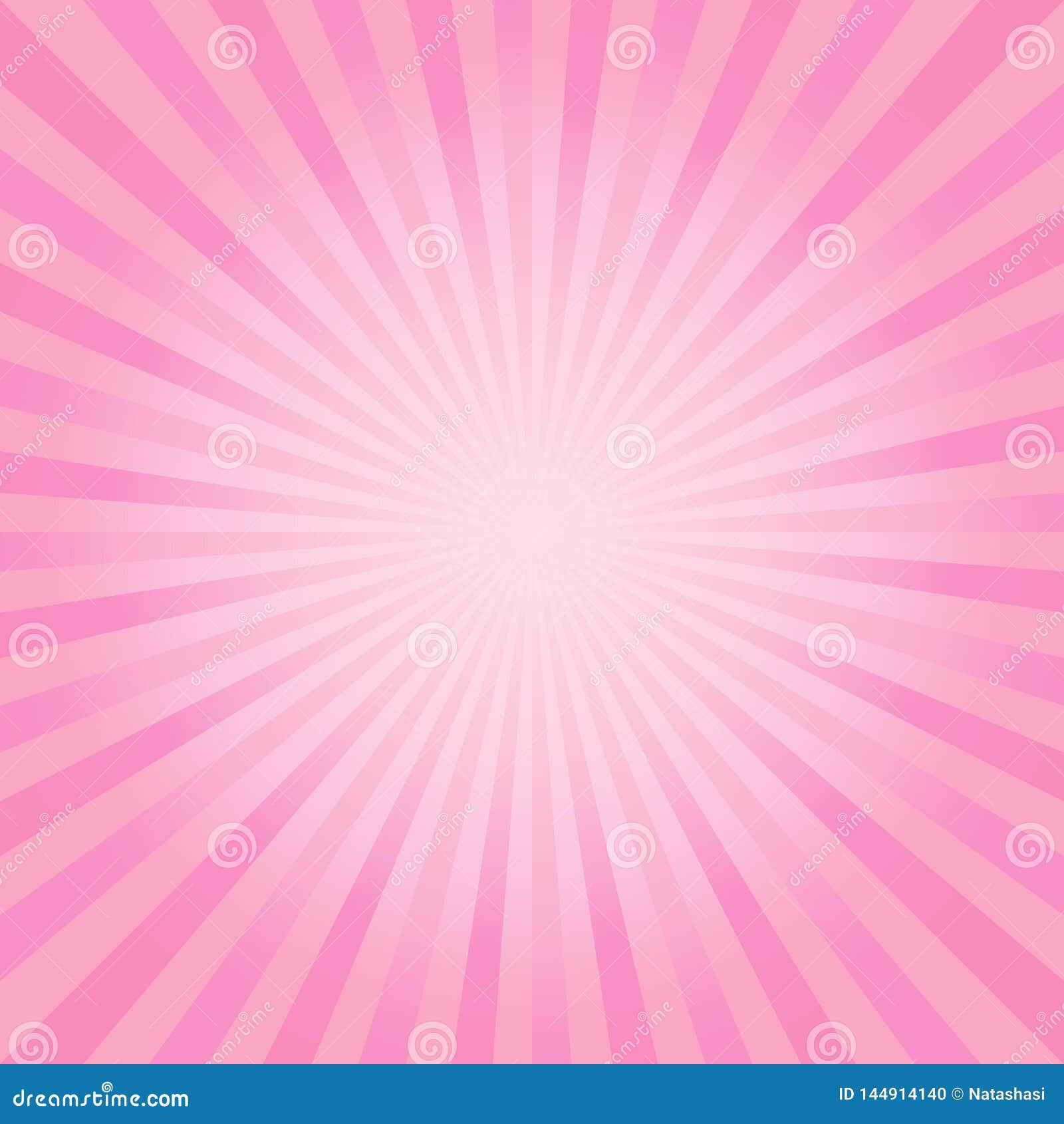 Pink Sun Rays Valentines Day Card Royalty-Free Stock Photography ...