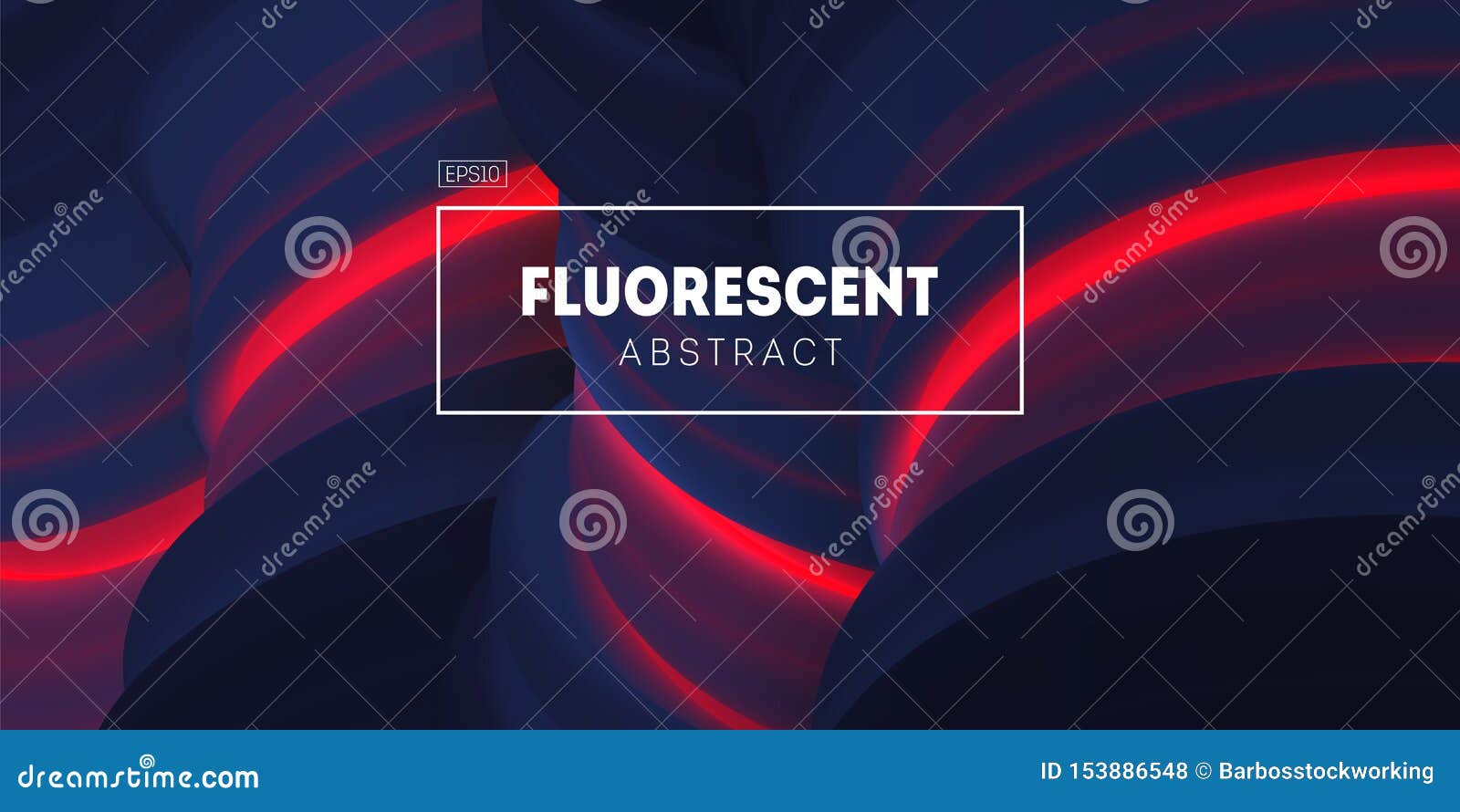 Abstract Background. Soft Red Light from Fluorescence. Stock Vector ...