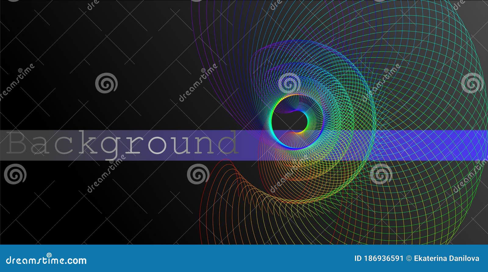 Abstract Background. Space Background with Linear Swirl Stock Vector ...