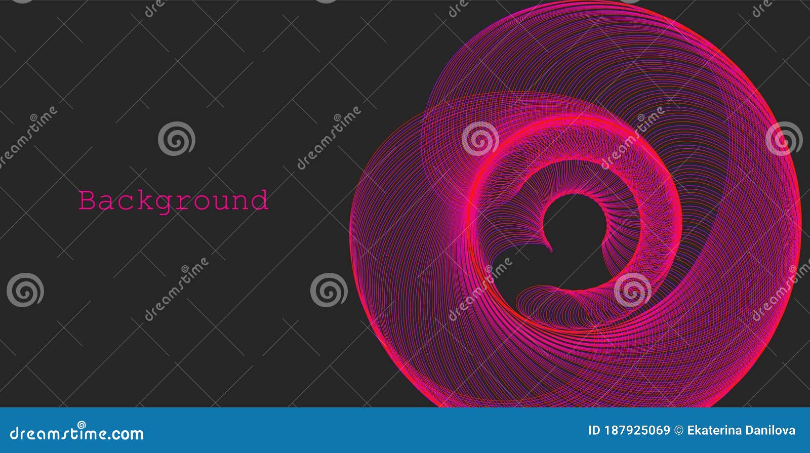 Abstract Background. Space Background with Linear Swirl Stock Vector ...