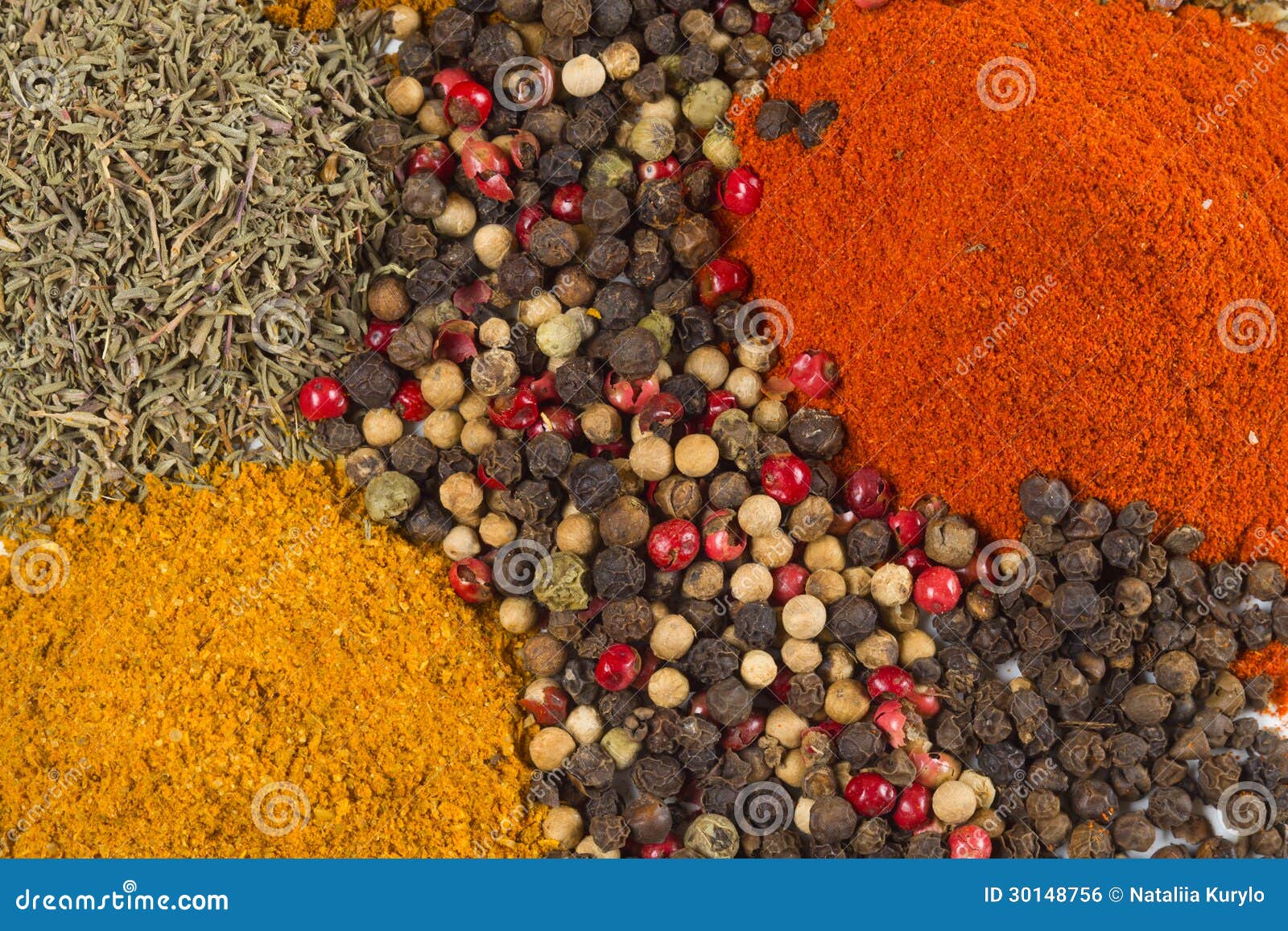 Spices stock photo. Image of food, colored, chilli, paprika - 30148756