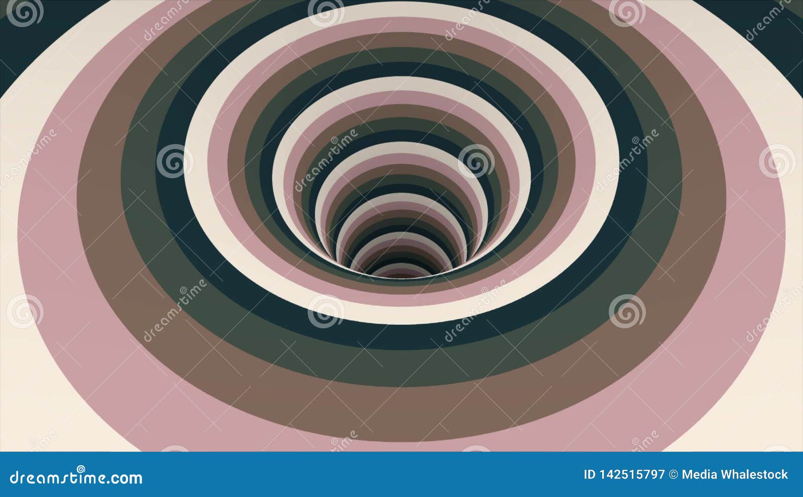 Abstract Background. a Spinning and Loop-able Wormhole Texture Stock ...