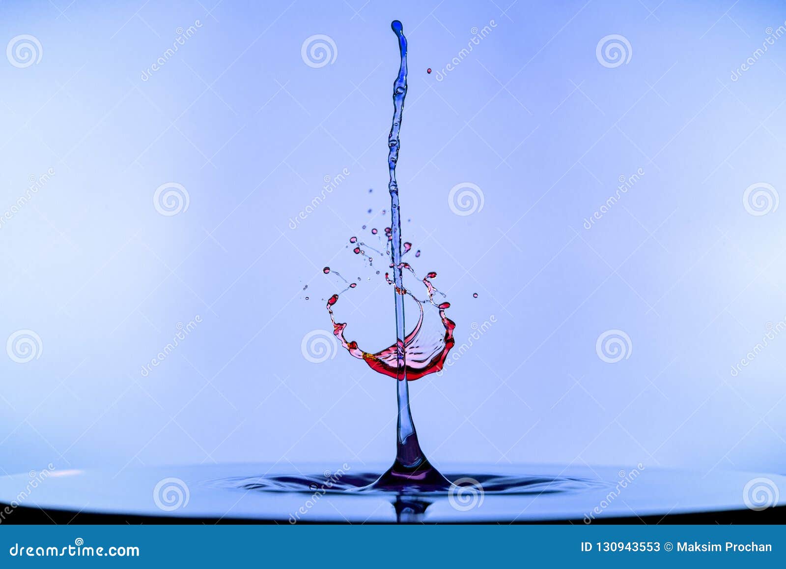 Abstract Background of Splash of Color Water, the Concept Art Stock ...