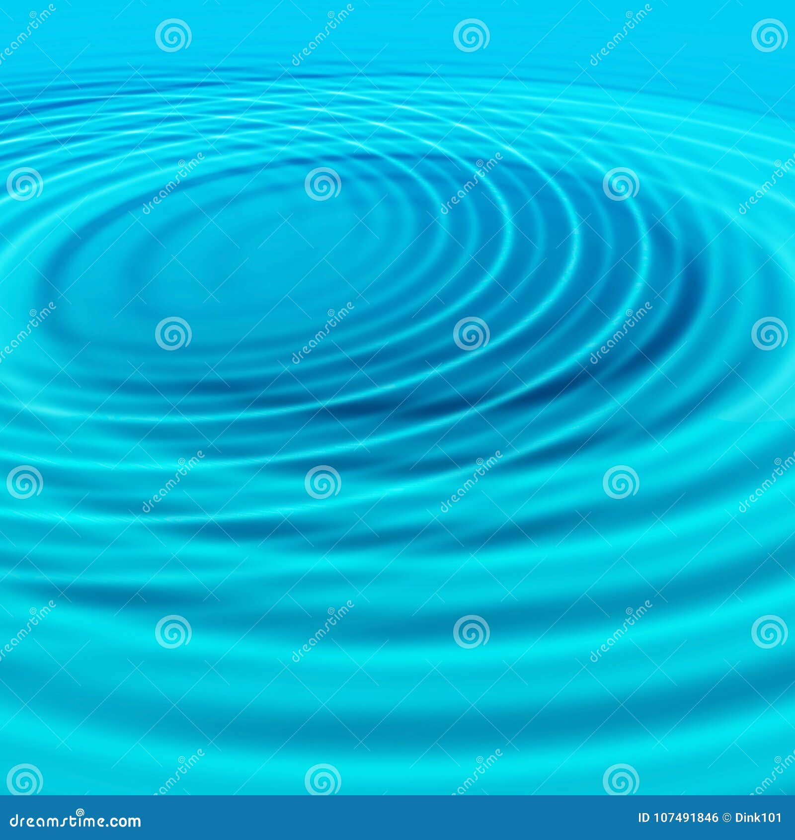 Rings on a water surface stock illustration. Illustration of circular ...