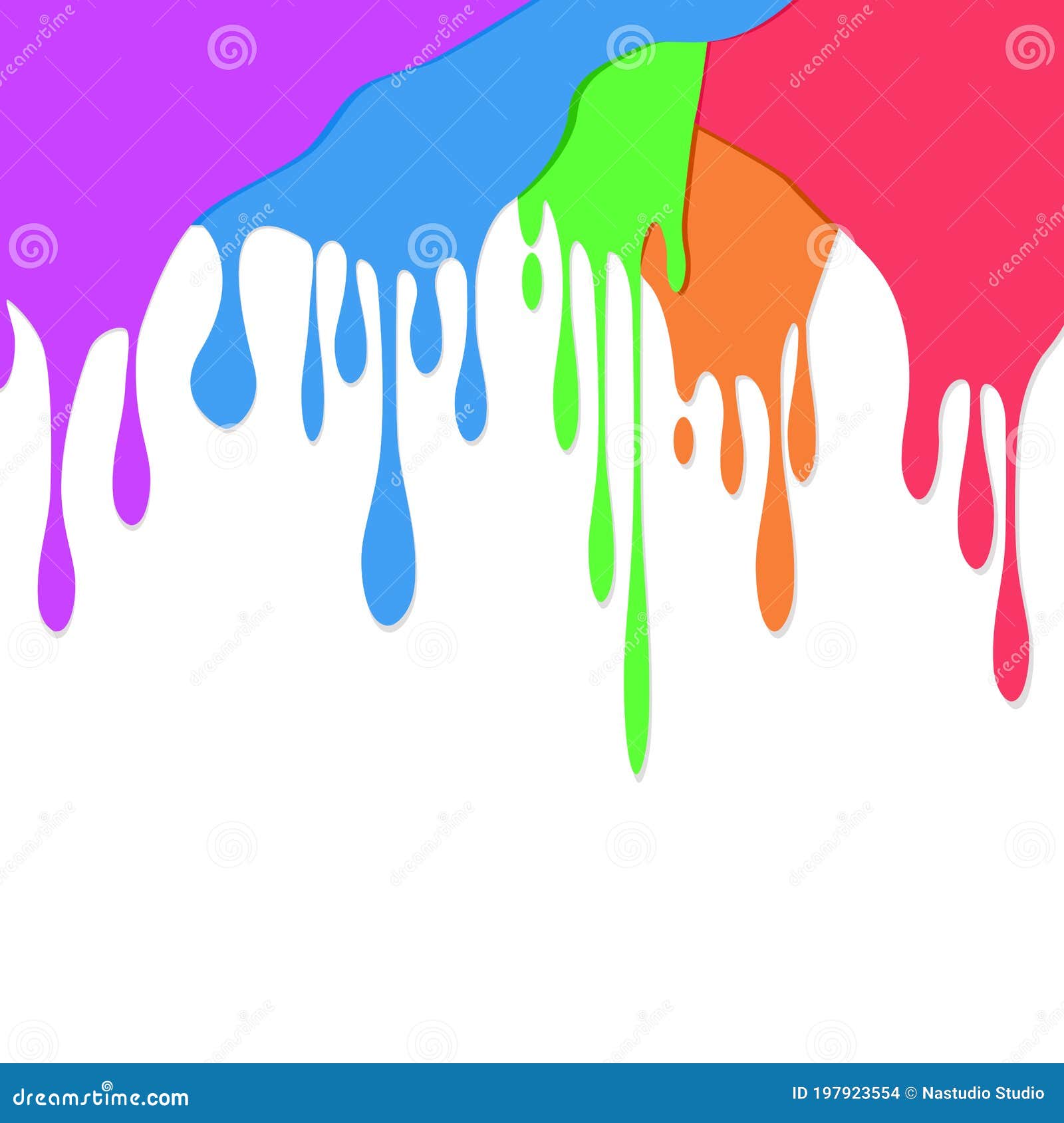 Abstract Background Splashing Paint. Paint Colorful Dripping Background ...