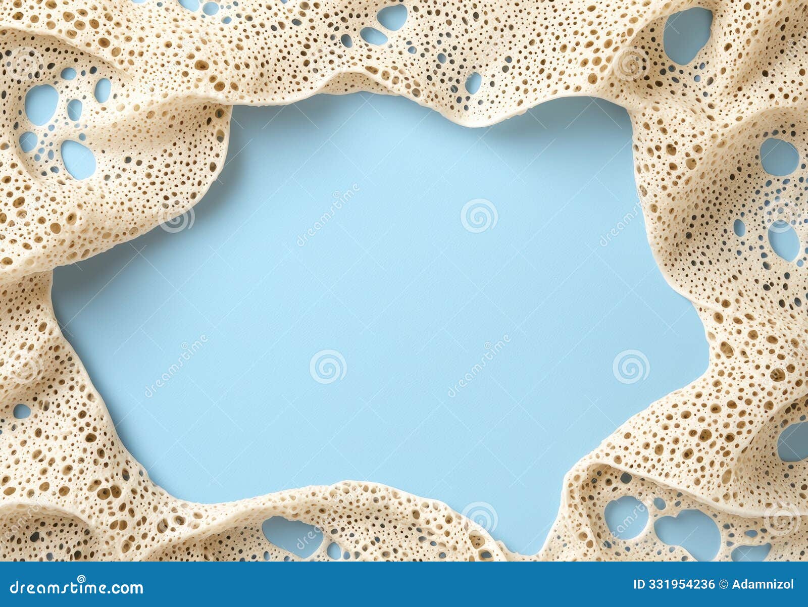 Abstract Background with Spongy Texture and Blue Space Stock ...