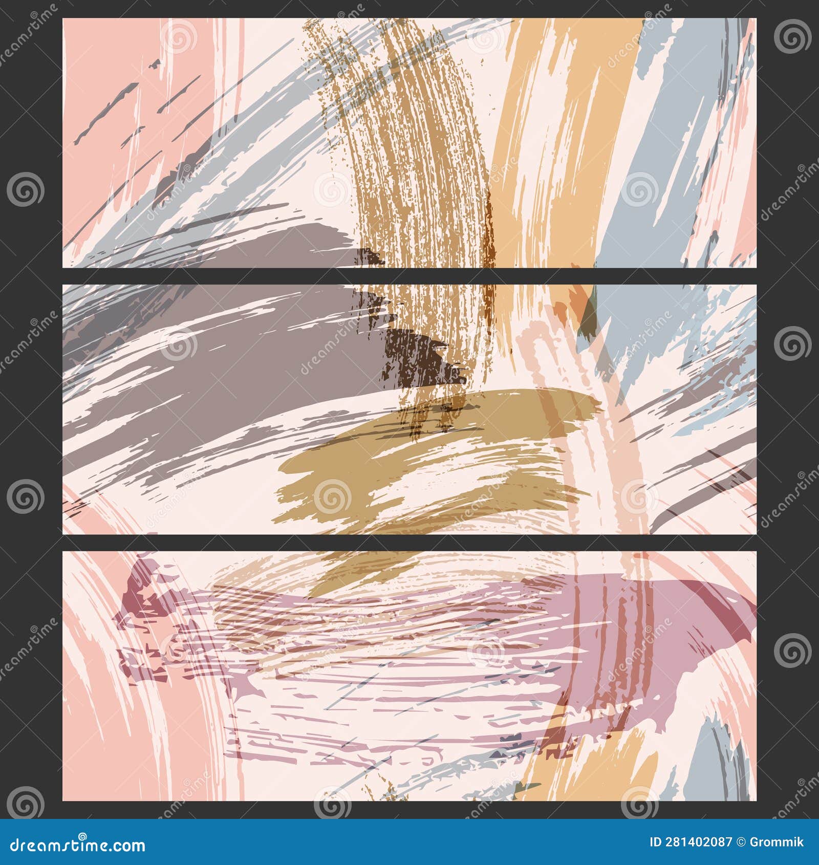 Abstract Background with Spots of Colored Paint Stock Vector ...