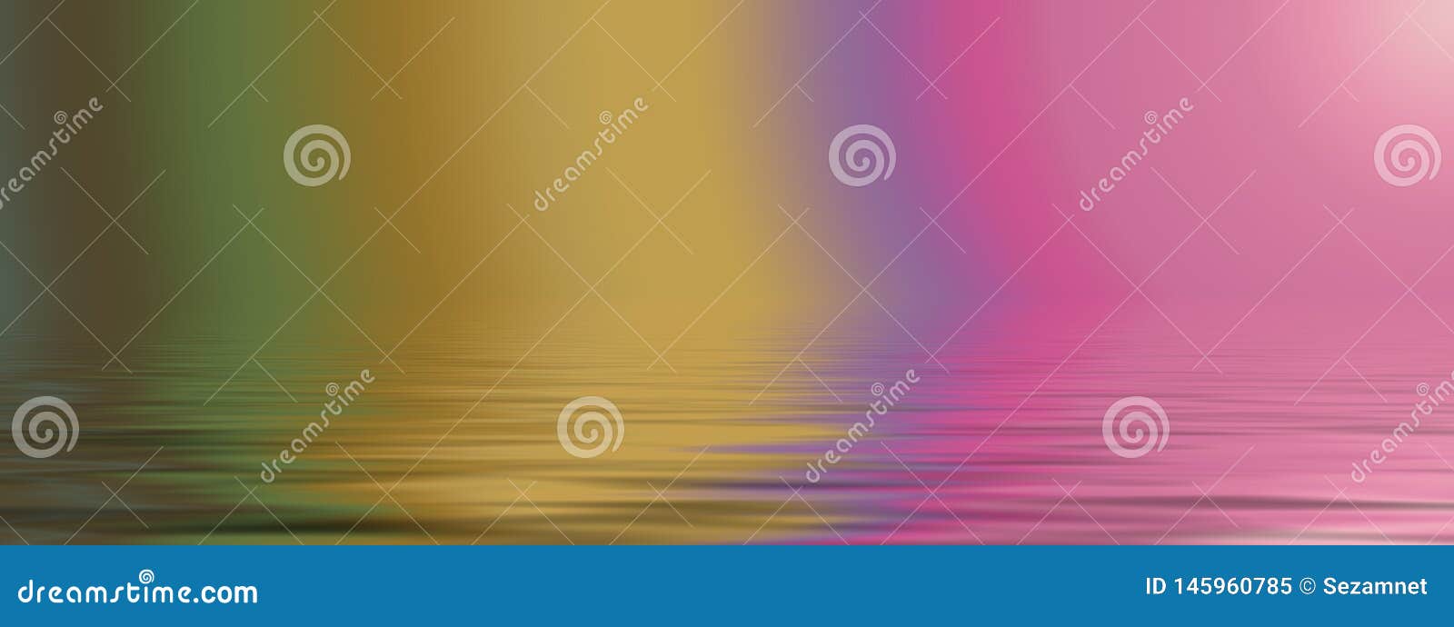 Abstract Background Spring. Reflection Water for Design Stock ...