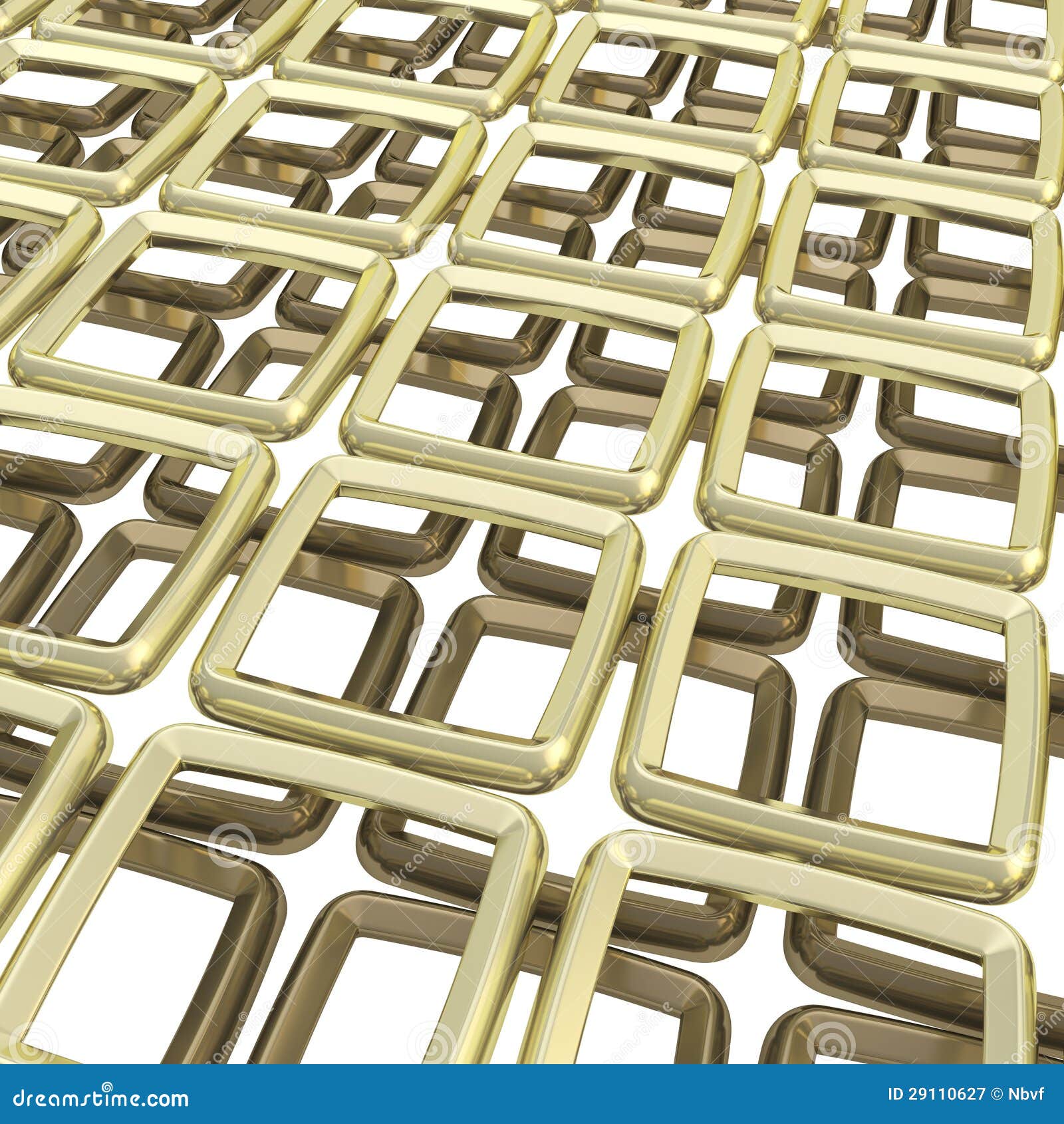 Abstract Background of Square Elements on White Stock Illustration ...