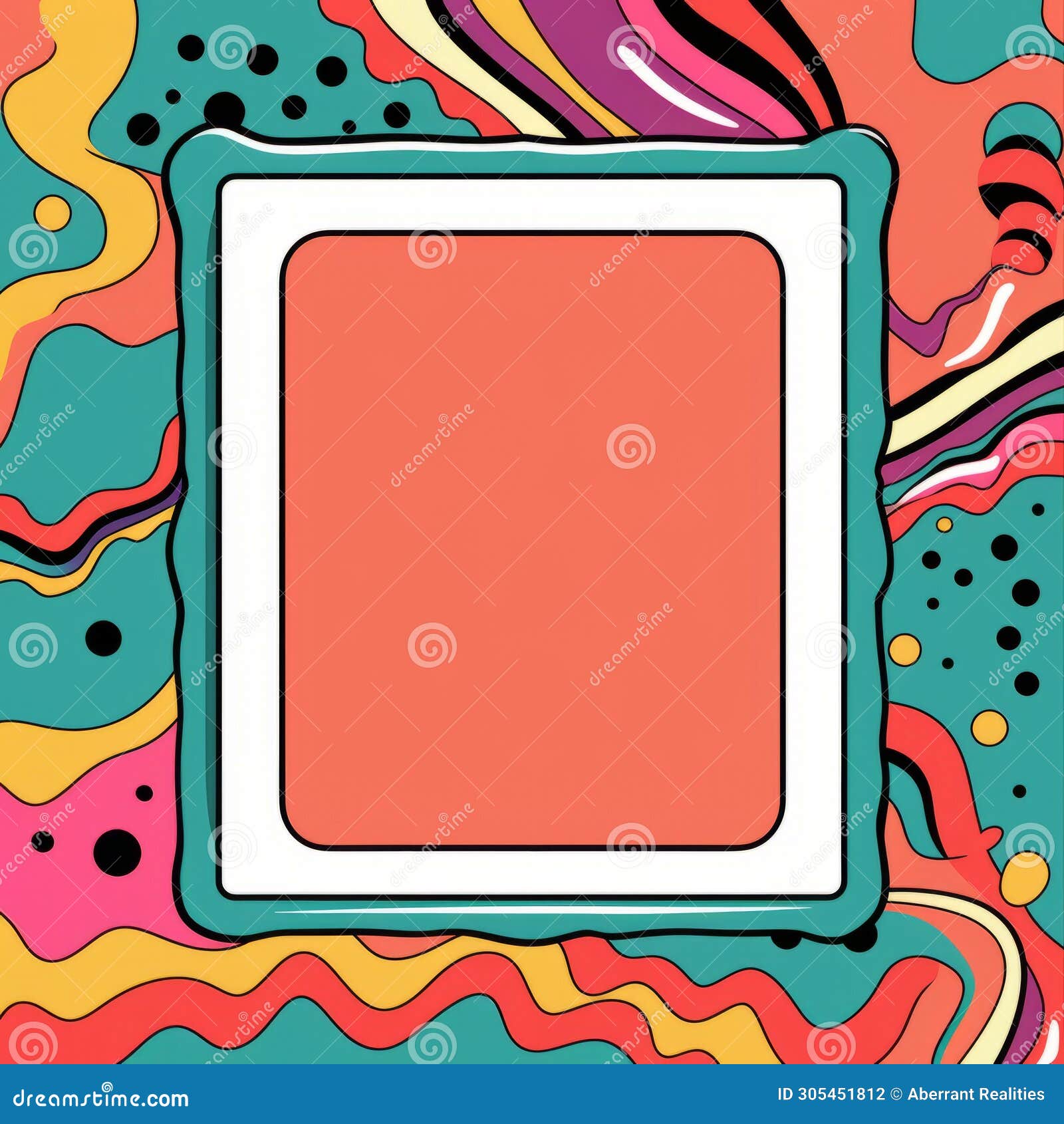 An Abstract Background with a Square Frame in Front of it Stock ...