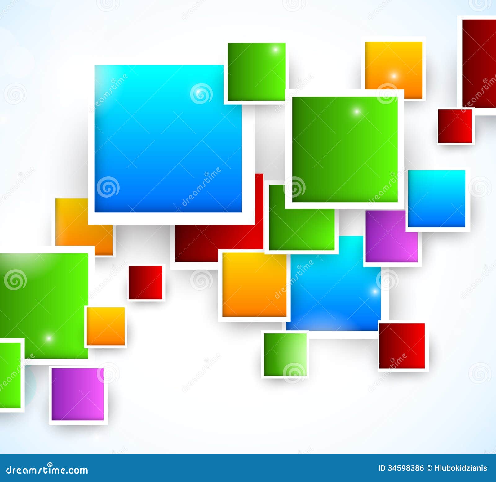 Abstract Background with Squares Stock Vector - Illustration of flow ...