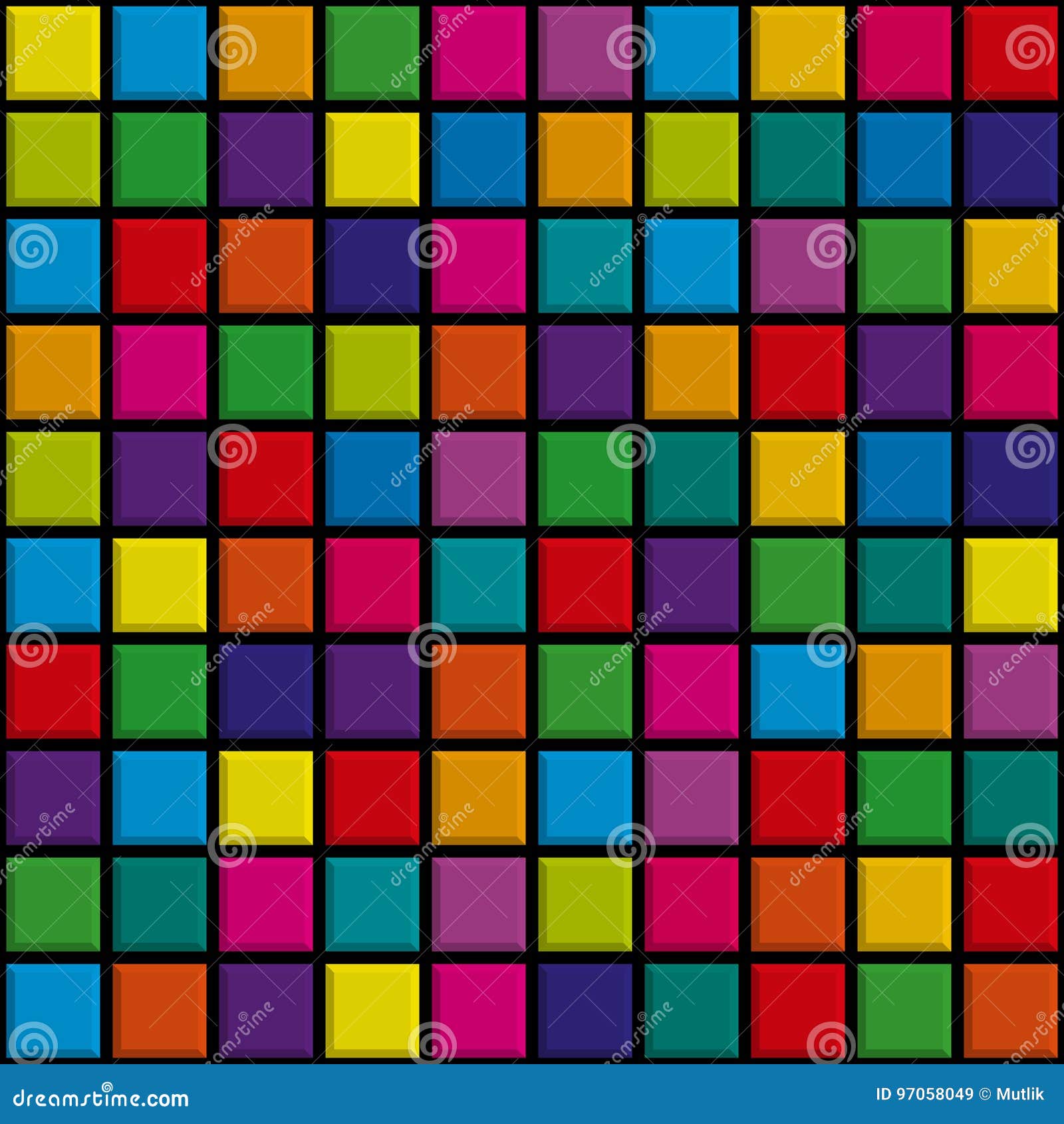 Abstract Background Squares Stock Vector - Illustration of cube ...