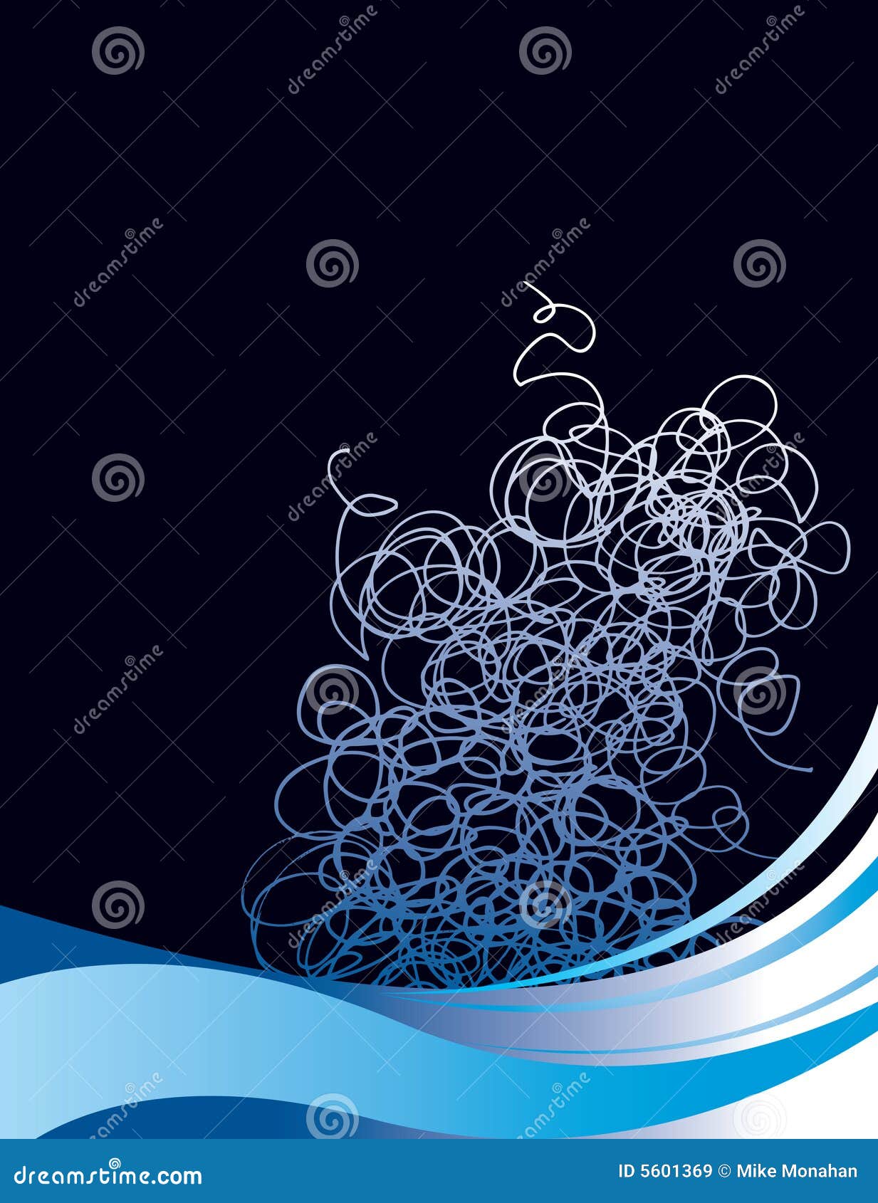 Abstract Background Squiggles Stock Vector - Illustration of squiggle ...