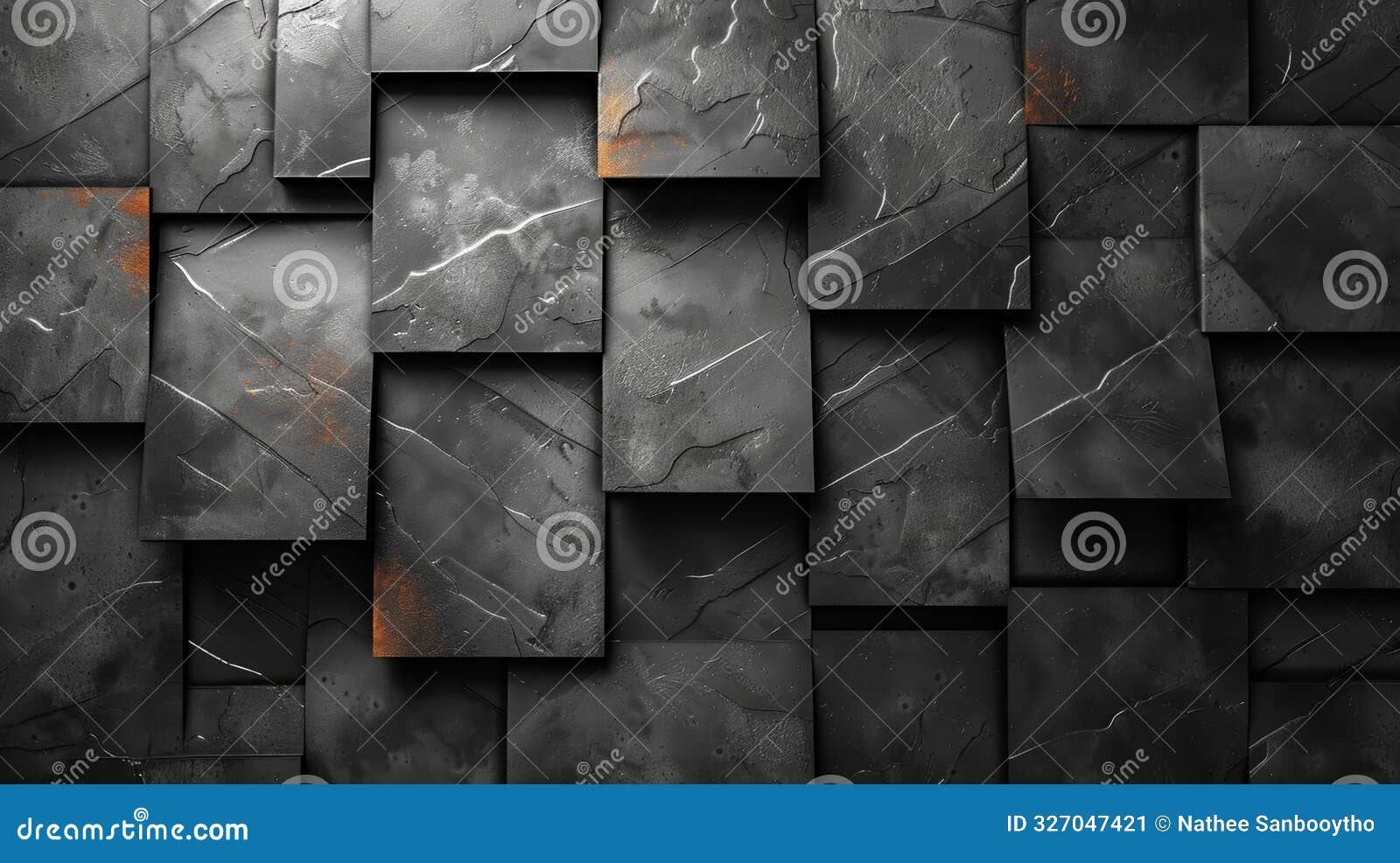 Abstract Background of Stacked Dark Grey Tiles with Subtle Texture ...