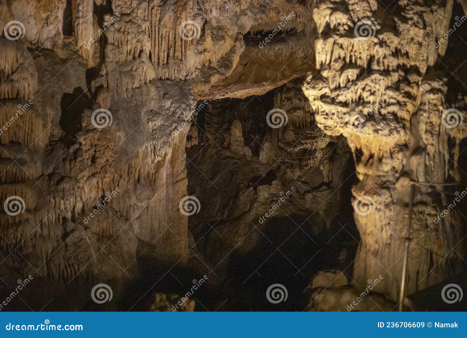 Abstract Background of Stalactites, Stalagmites and Stalagnates in a ...