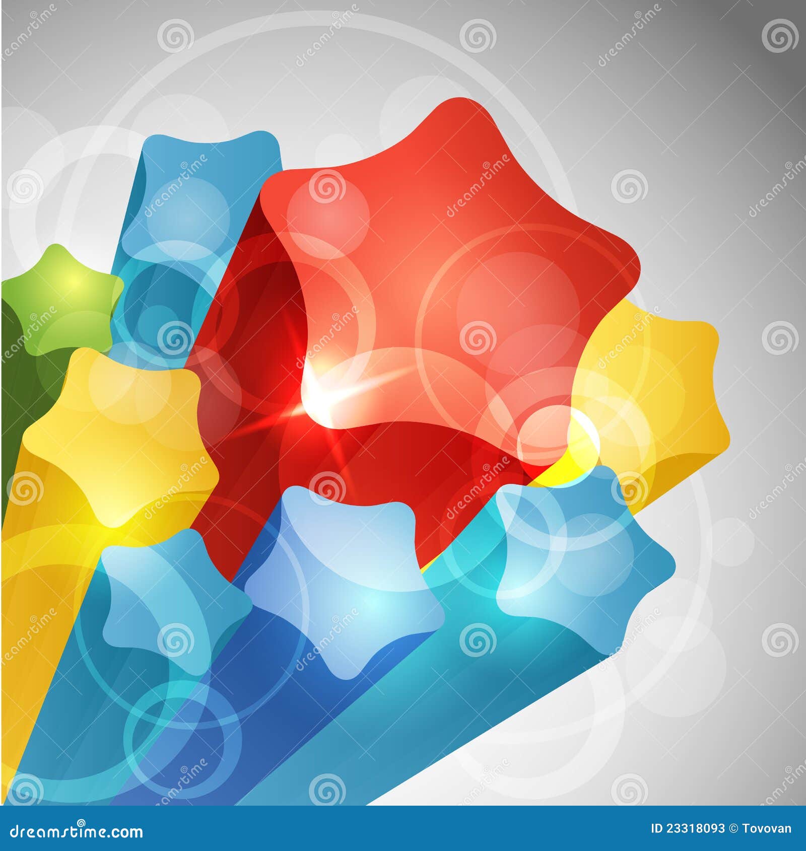 Abstract Background with Stars Stock Vector - Illustration of digital ...