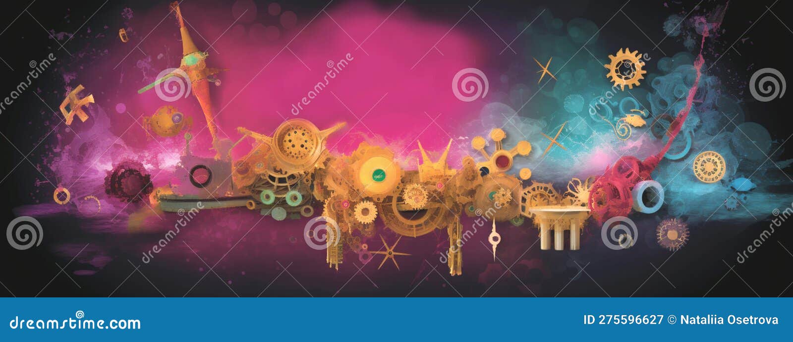 Abstract Background of STEAM Sparking Imagination and Creativity ...