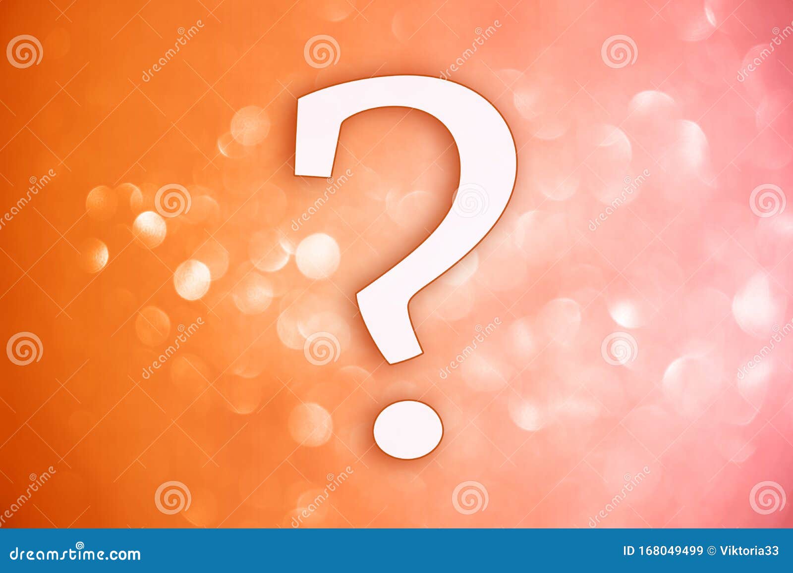 Abstract Background Stocking with a Question Mark with Cells, Bokeh ...