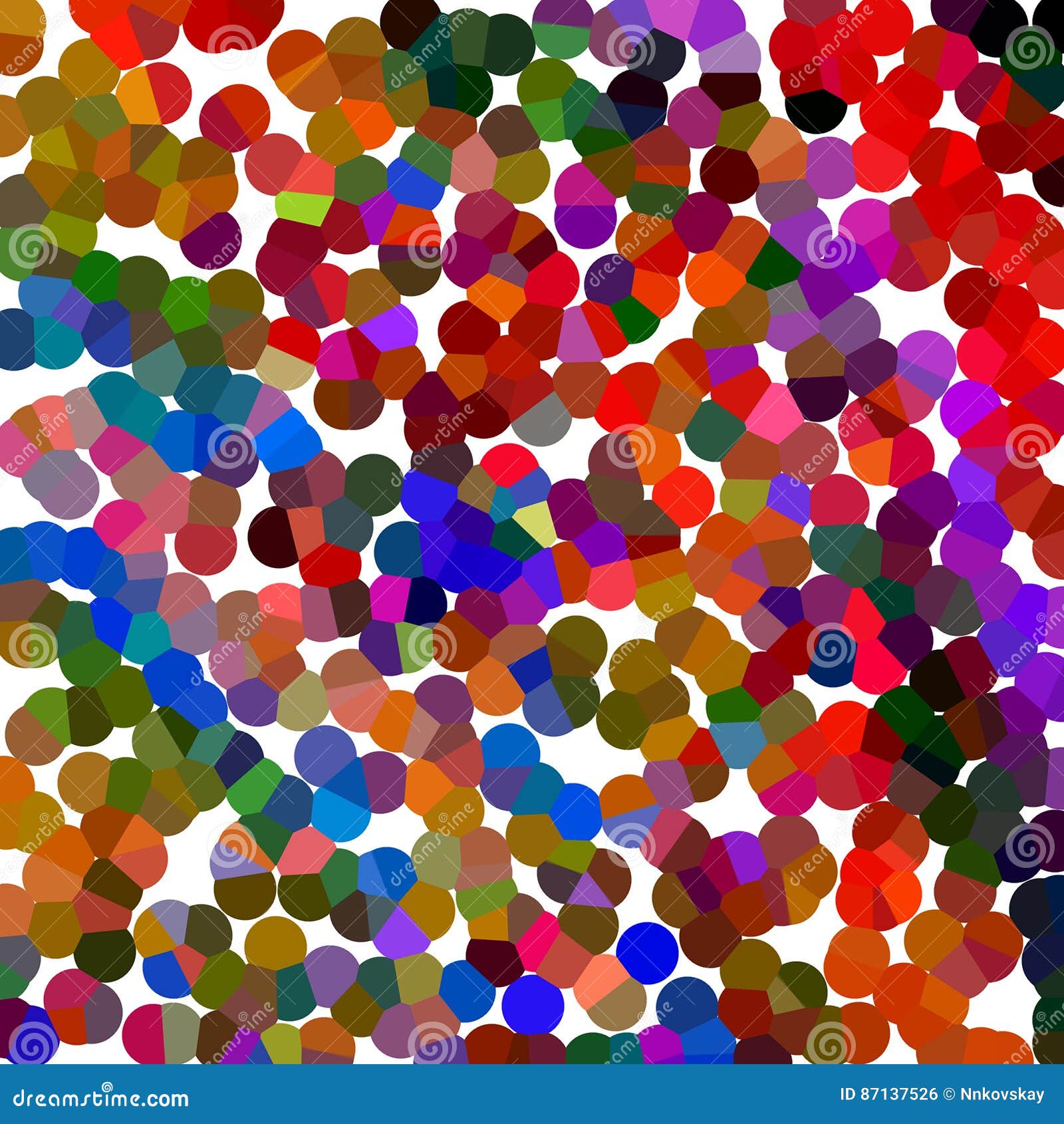 Abstract Background from Strange Shapes, Stock Illustration ...