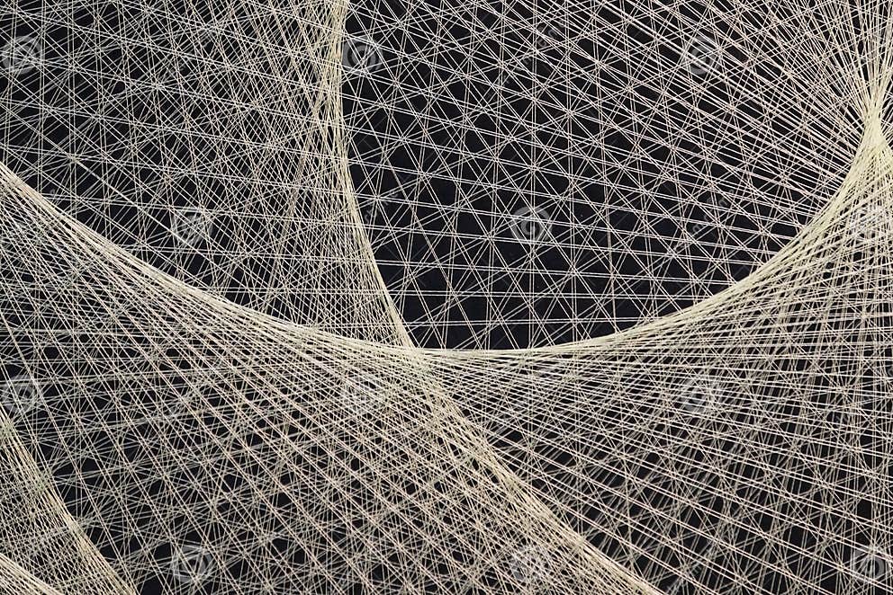 Abstract Background of String of Threads Taken Stock Image - Image of ...