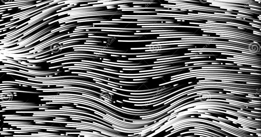 Abstract Background with Stripes of Different and Gradients. Particles ...