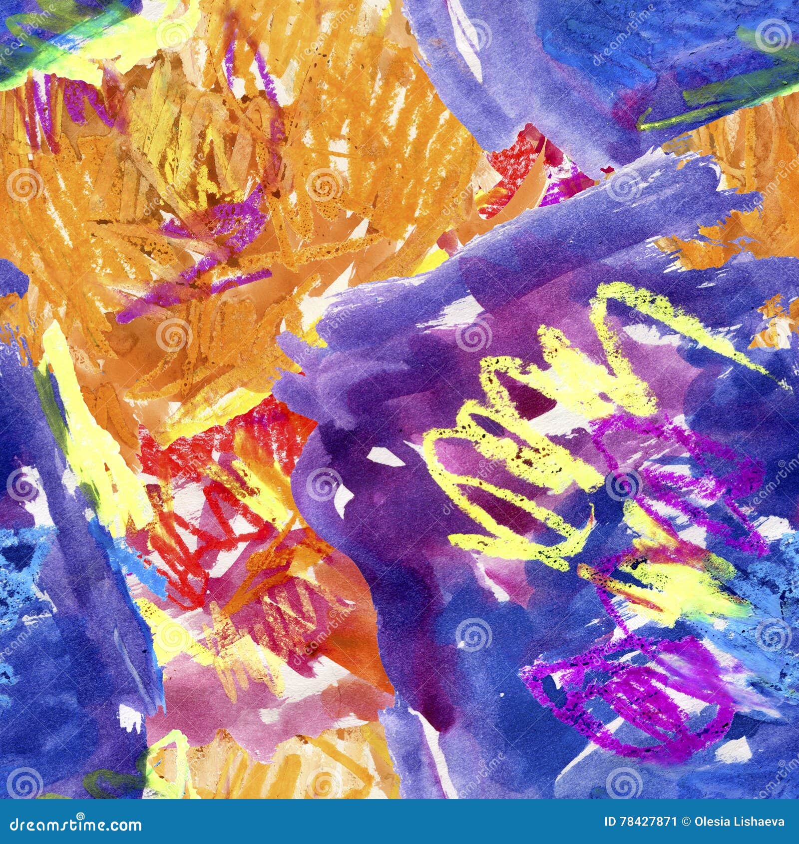 Abstract Background with Strokes and Splashes Stock Illustration ...