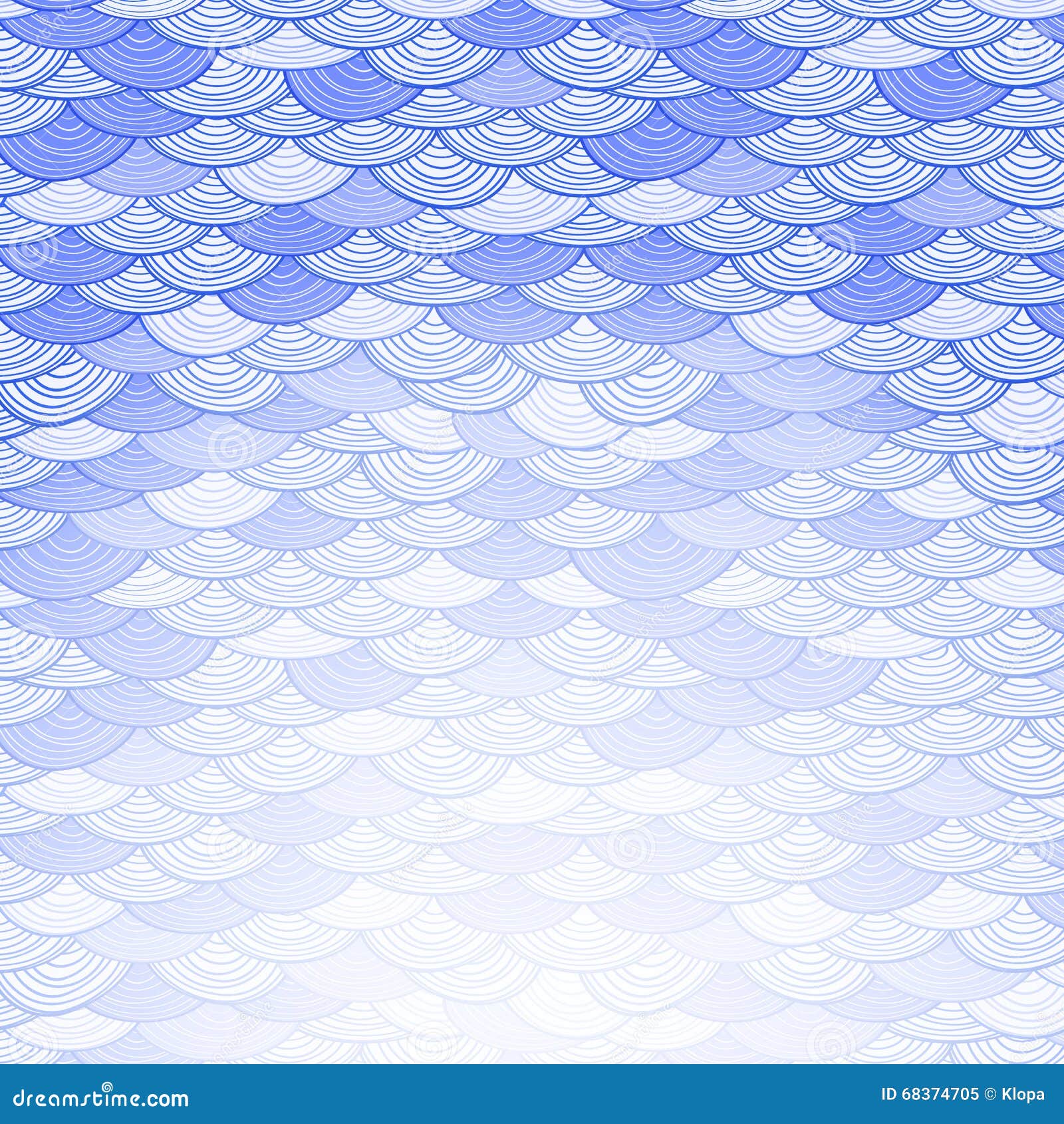 Abstract Background with Stylized Waves Stock Vector - Illustration of ...